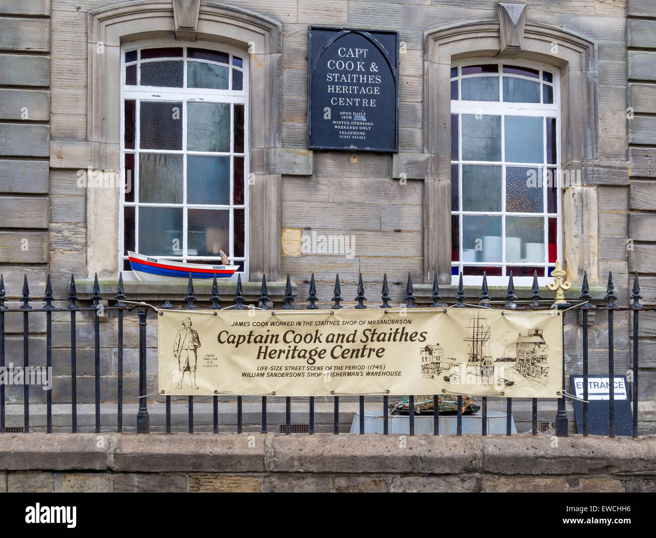 Captain cook and staithes heritage centre hi-res stock photography and ...