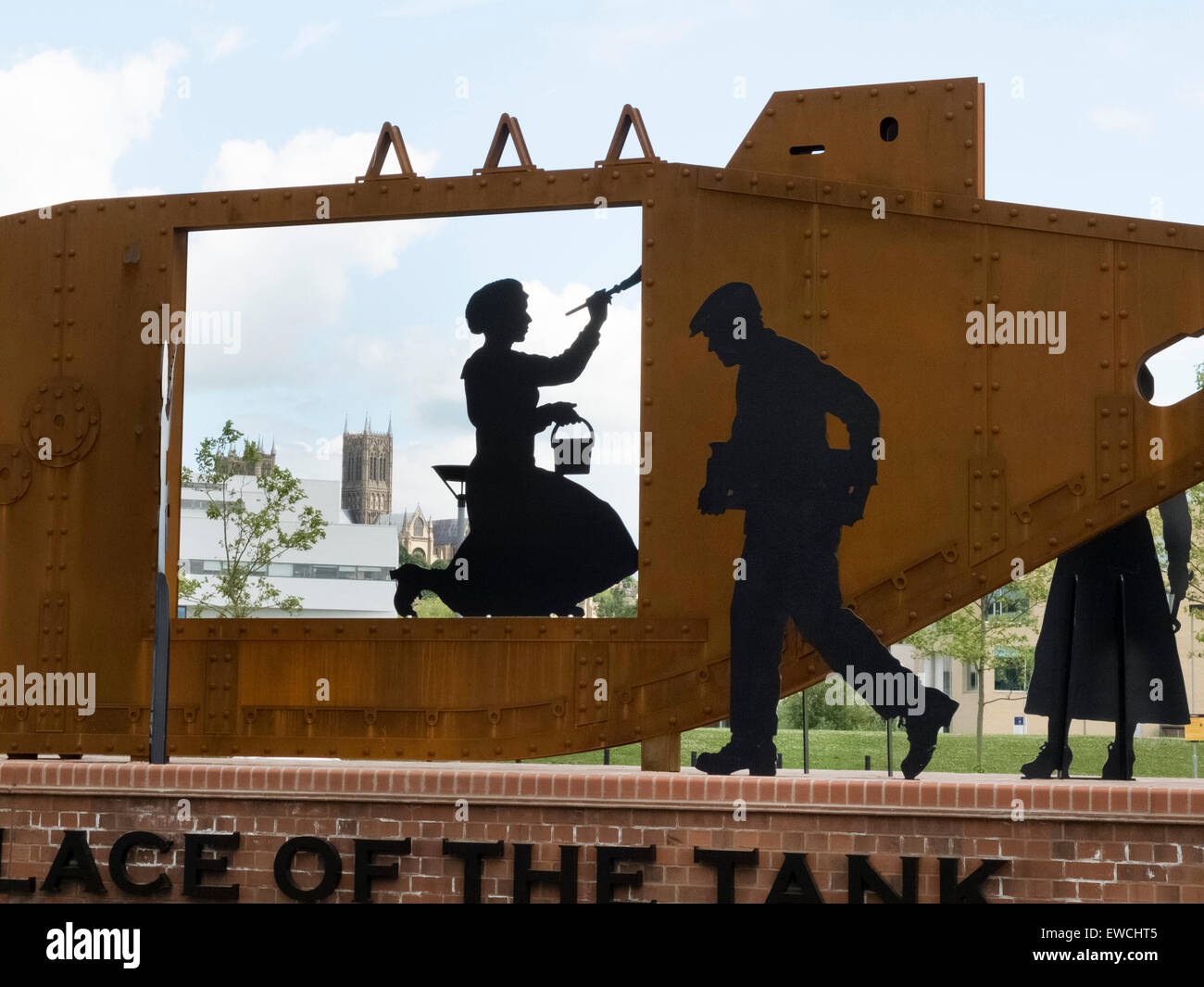 Lincoln Tank memorial installed in May 2015 in memory of the World War ...