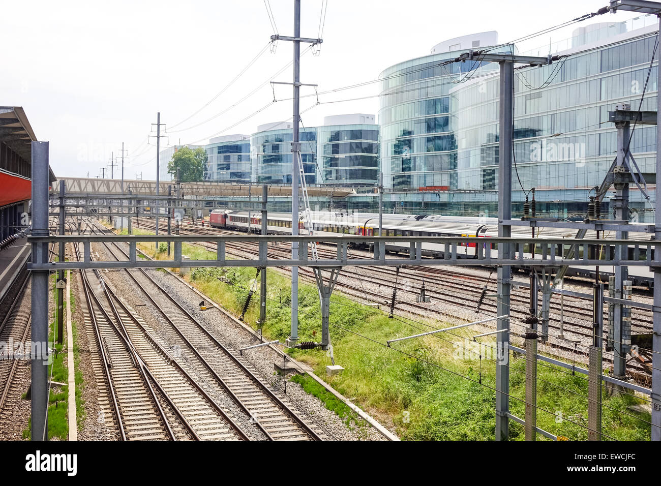 Secheron Station Geneva Stock Photo - Alamy