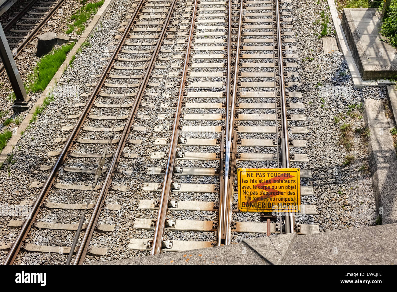 Secheron Station Geneva Stock Photo - Alamy