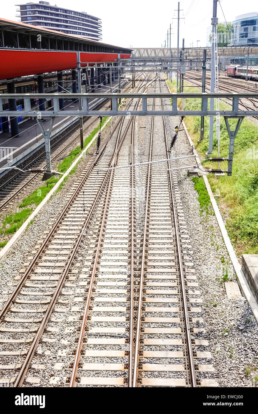 Secheron Station Geneva Stock Photo - Alamy