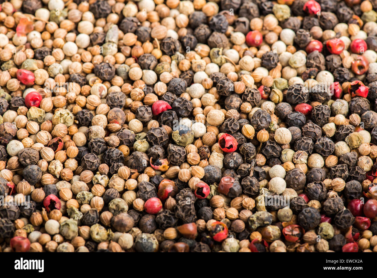 Nice close up selection of various pepper types Stock Photo - Alamy