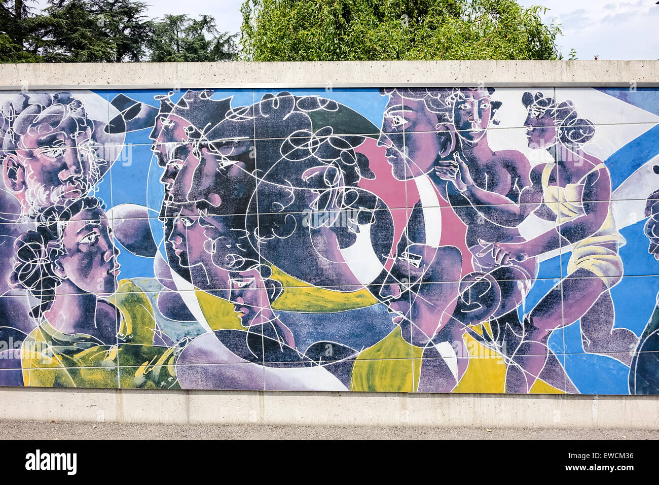 United Nations Peace Wall Stock Photo - Alamy