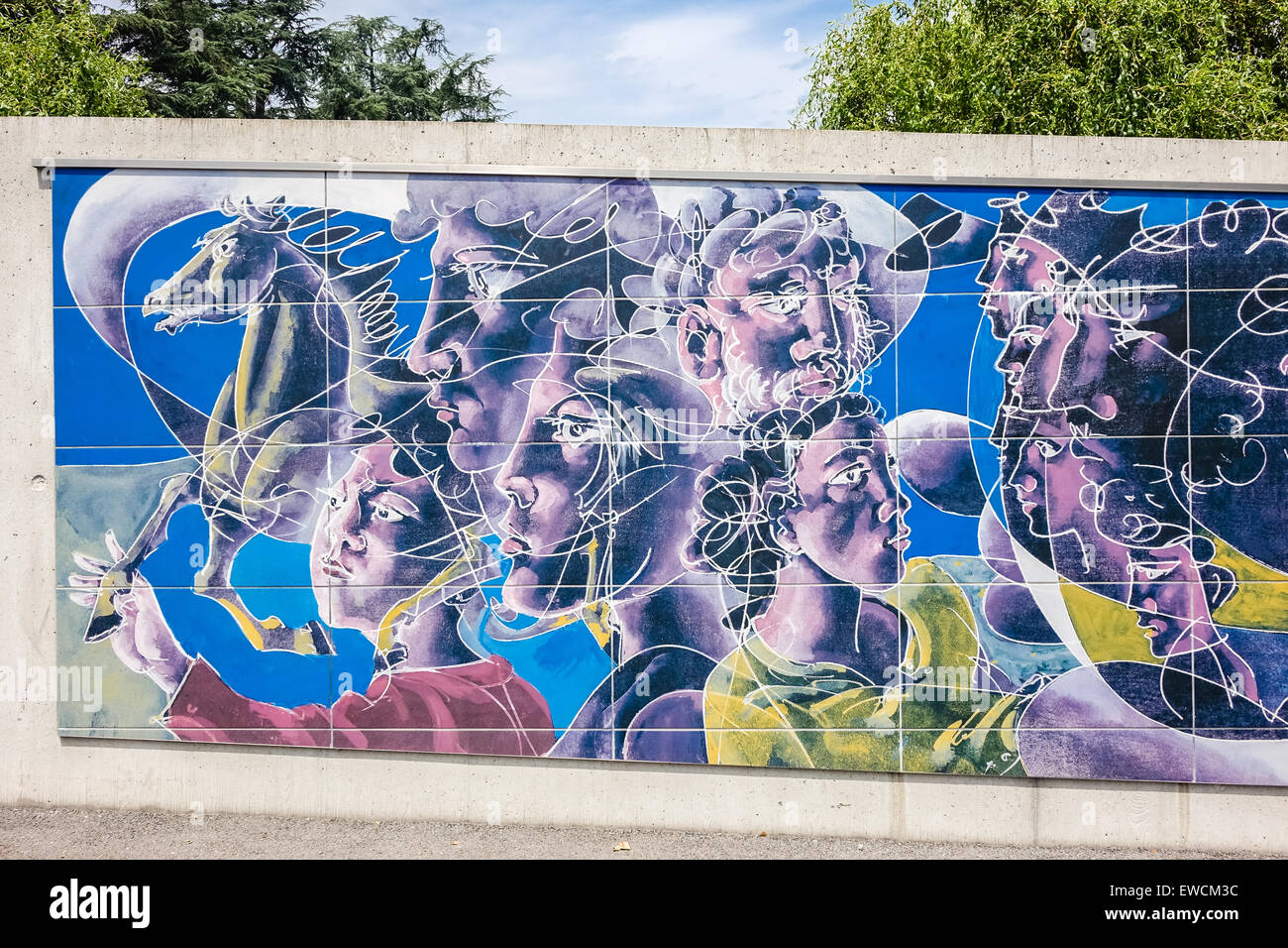 United Nations Peace Wall Stock Photo - Alamy