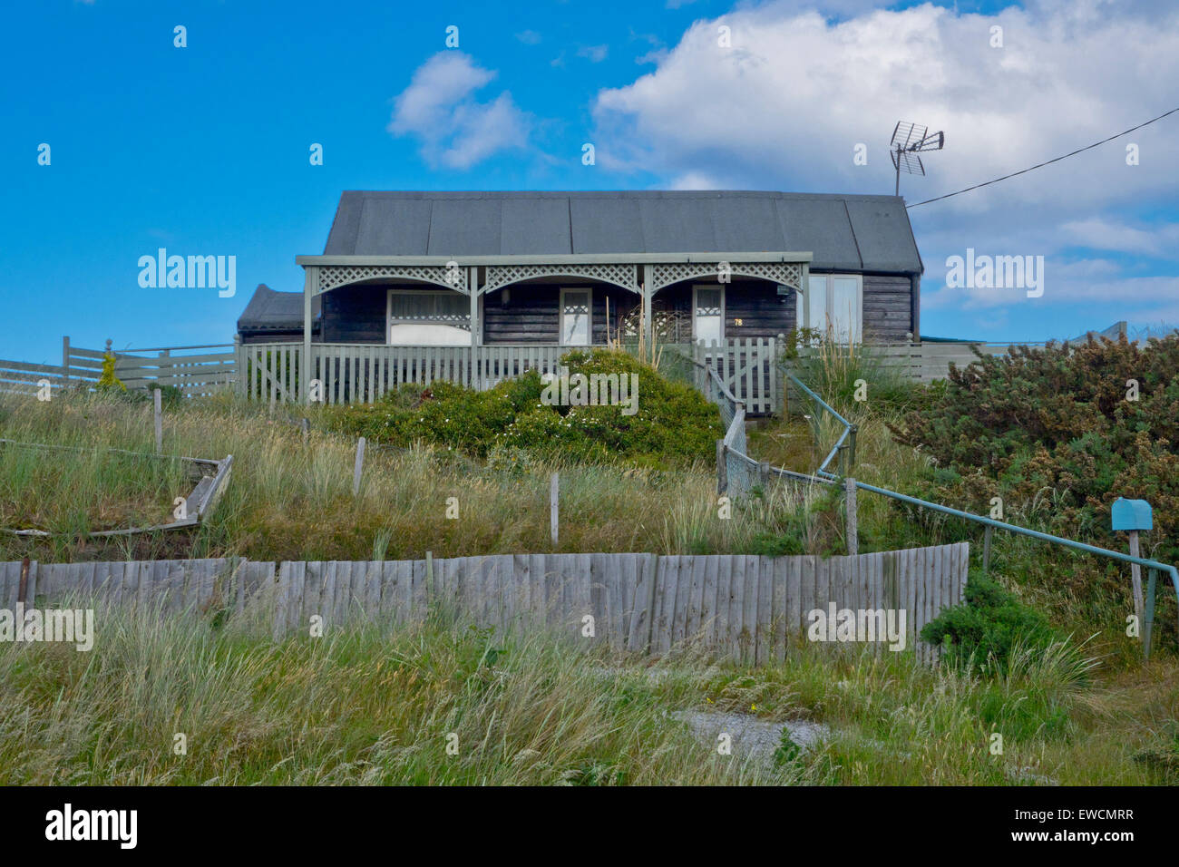 beach house chalet Stock Photo - Alamy
