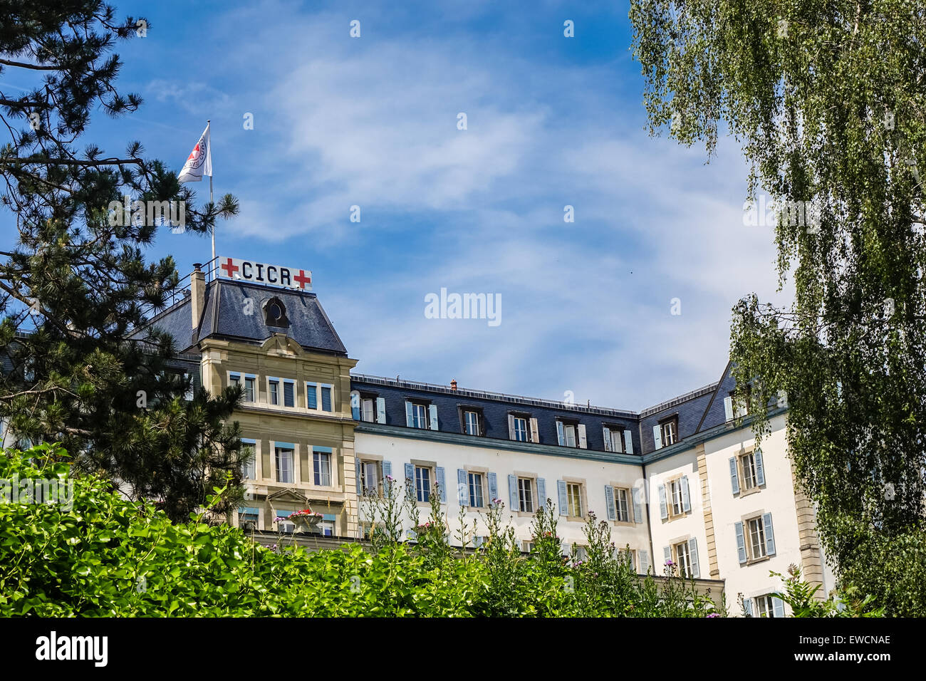 Red Cross Building Geneva Stock Photo - Alamy