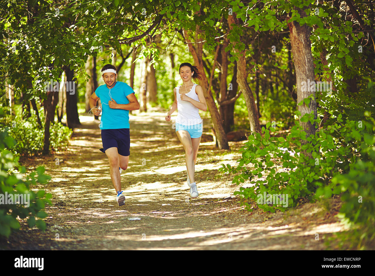 Morning running park hi-res stock photography and images - Alamy