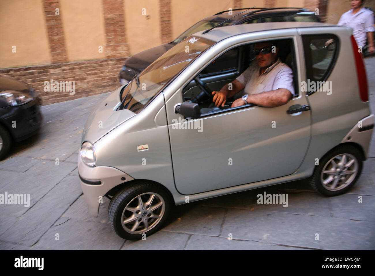 Compact,micro,small, car ideal for the narrow lanes of central Siena ...