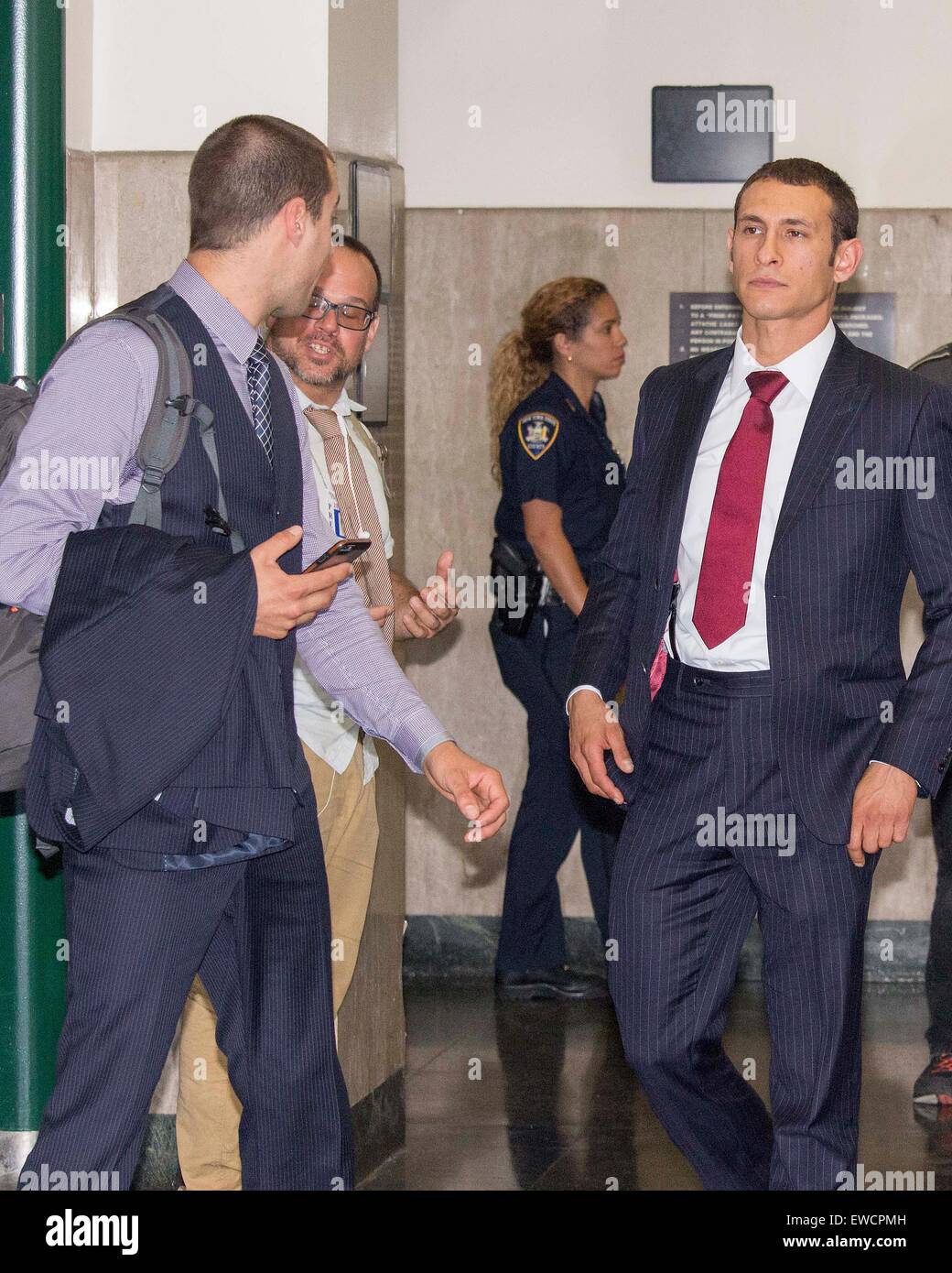 New York, New York, USA. 22nd June, 2015. Marko Markovich, left, and ...