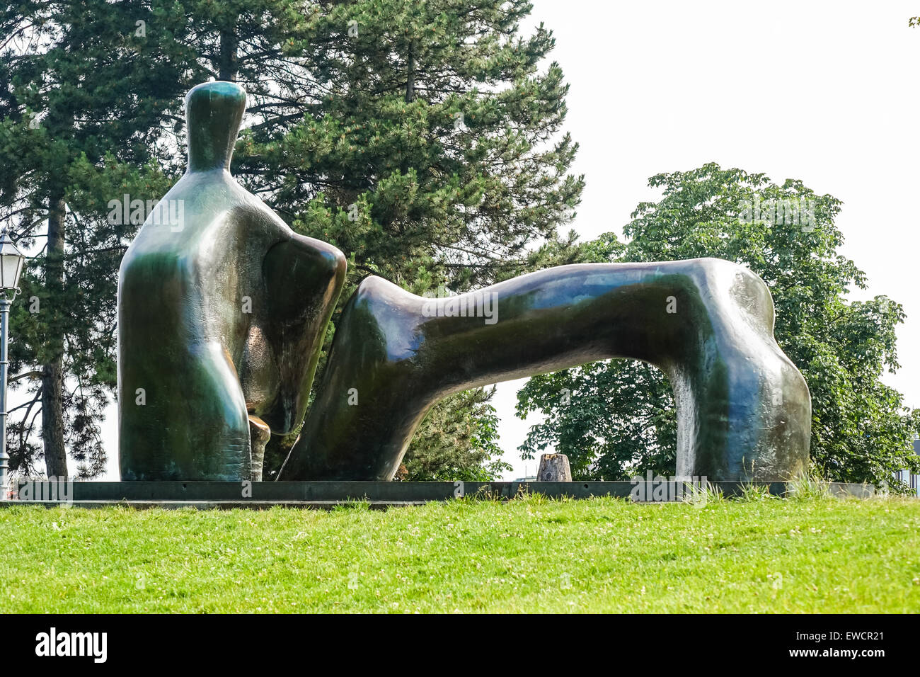 Reclining Figure Geneva Stock Photo - Alamy