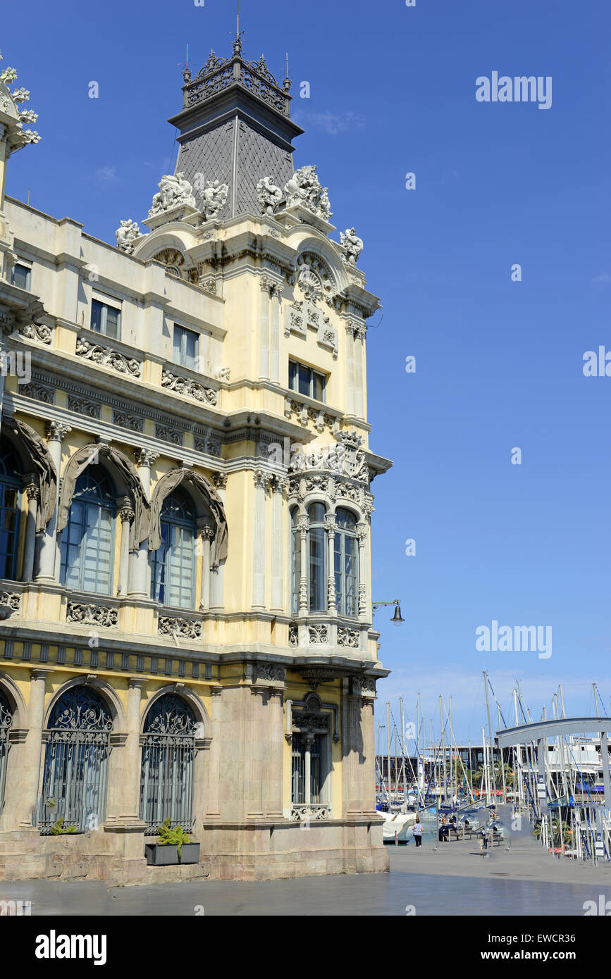Old Customs House near Harbur, Barcelona, Spain Stock Photo - Alamy