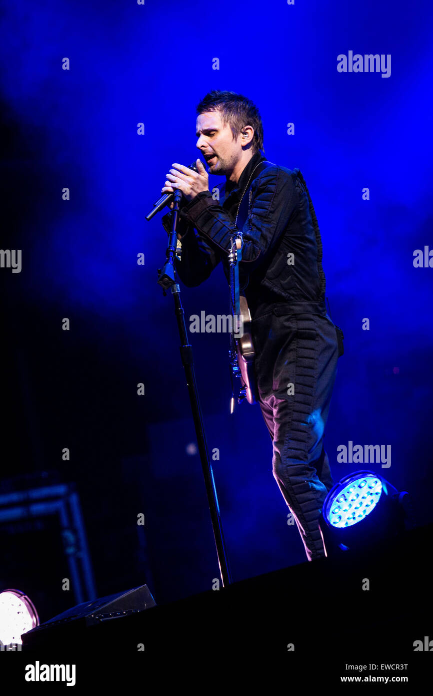 Muse perform live at Pinkpop Festival 2015 in Landgraaf Netherlands ...