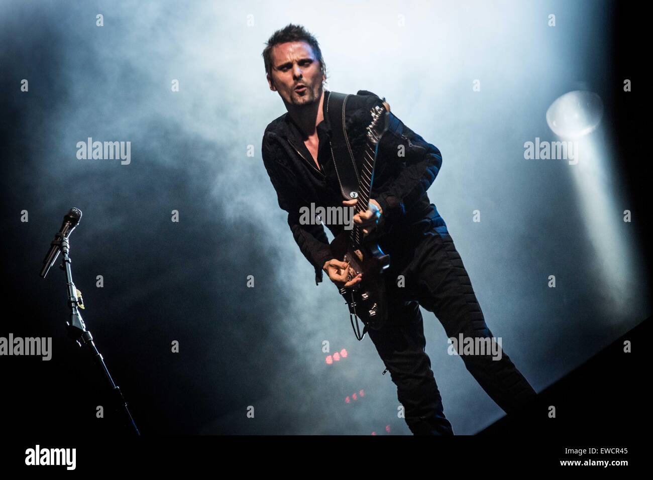 Muse perform live at Pinkpop Festival 2015 in Landgraaf Netherlands ...