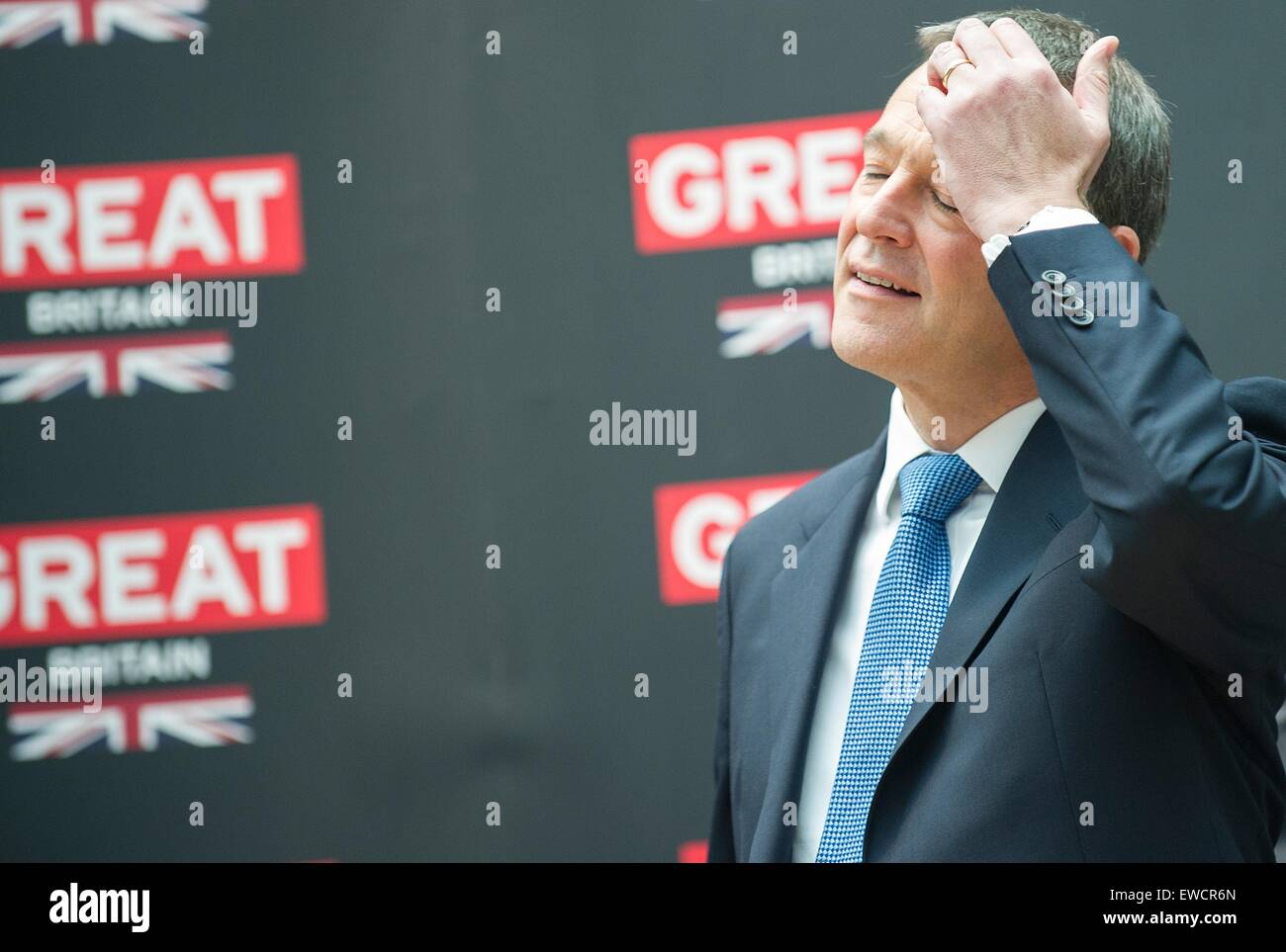 Sir Simon McDonald, British Ambassador to Germany, presents Queen ...
