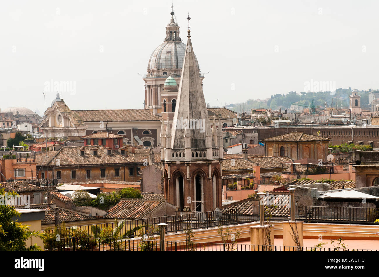 view of Rome from above Stock Photo - Alamy