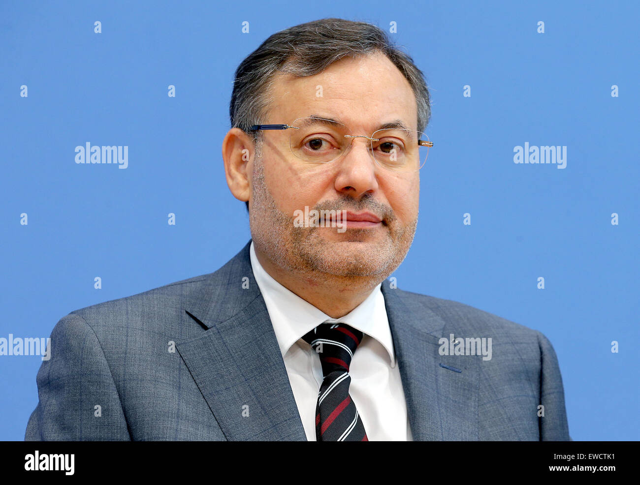 Berlin, Germany. 23rd June, 2015. Ahmed Mansour, Egyptian television ...