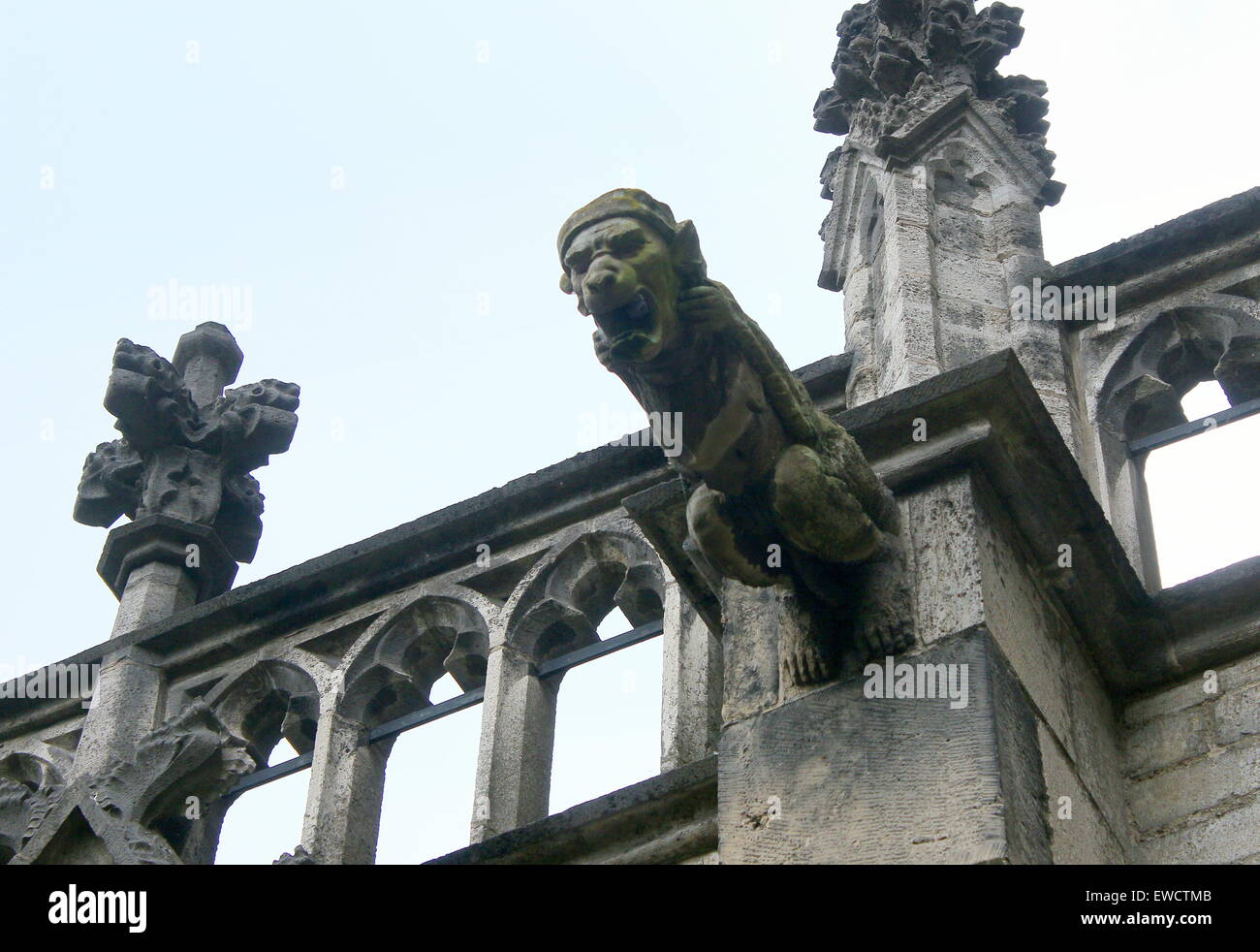 Gargoyle water spout hi-res stock photography and images - Alamy