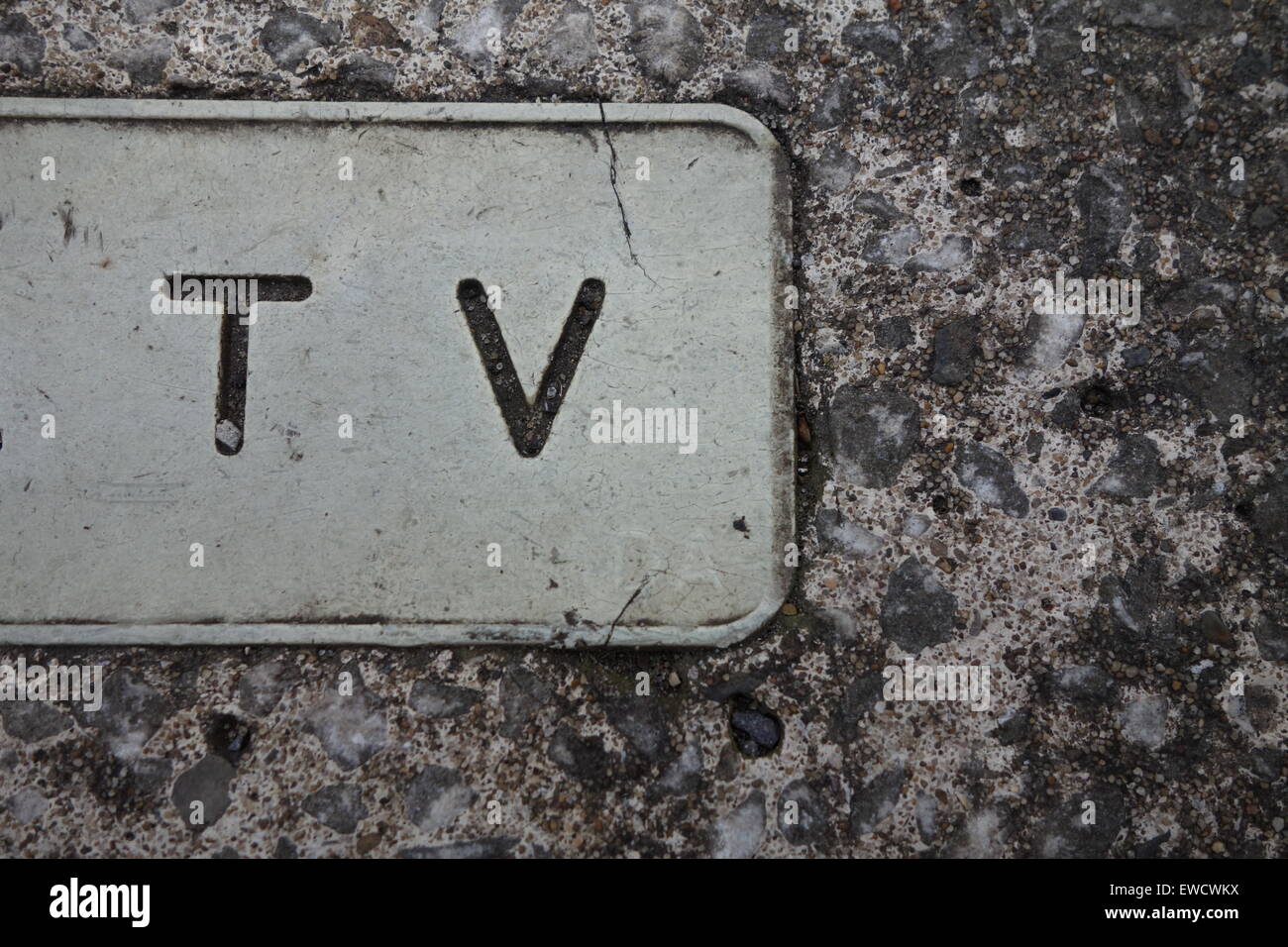 Manhole sign hi-res stock photography and images - Alamy