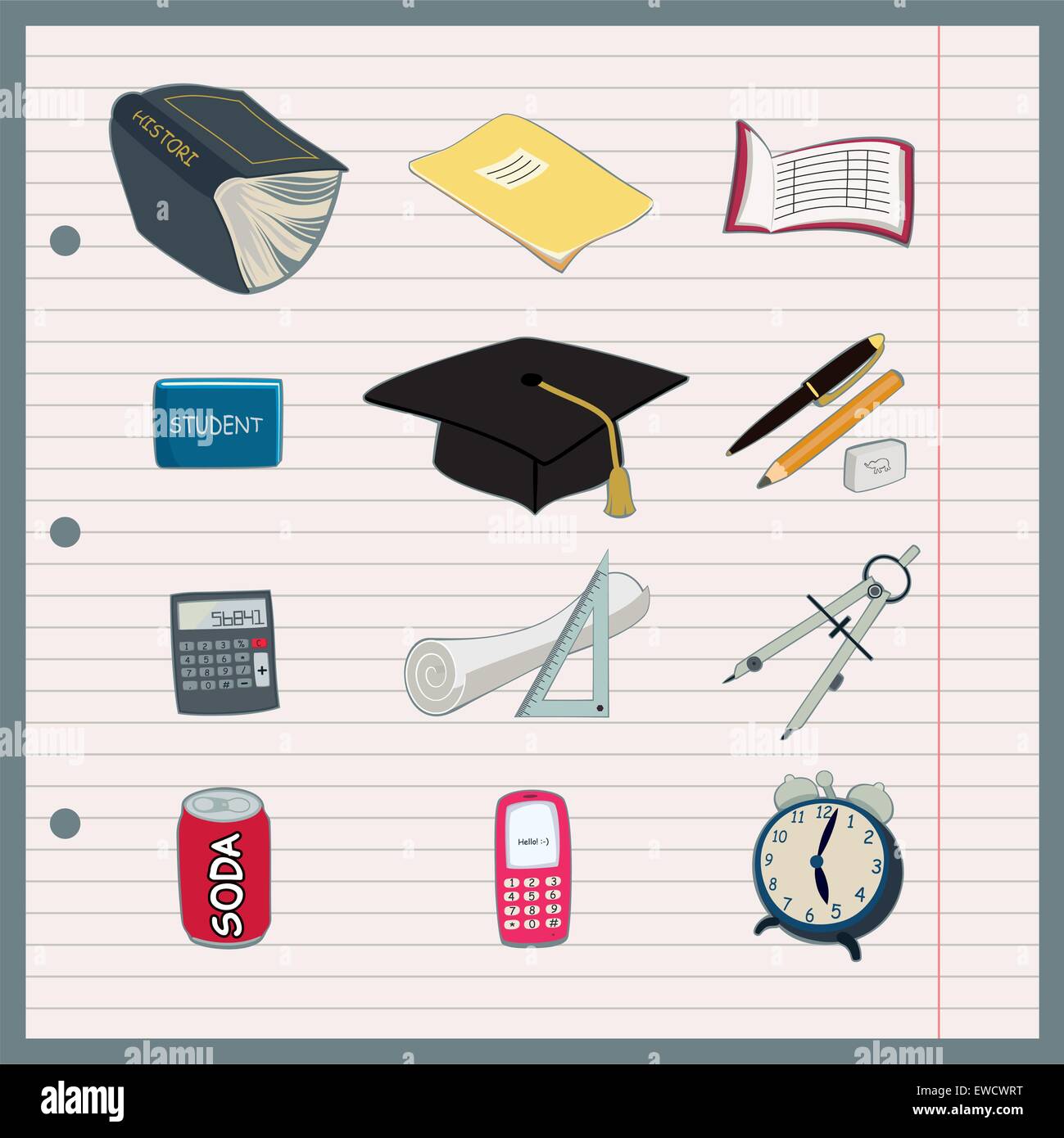 Oxford university student Stock Vector Images - Alamy