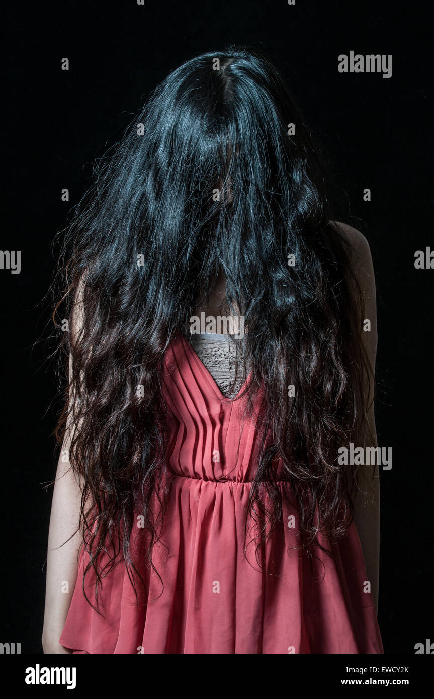 Scary woman face High Resolution Stock Photography and Images - Alamy