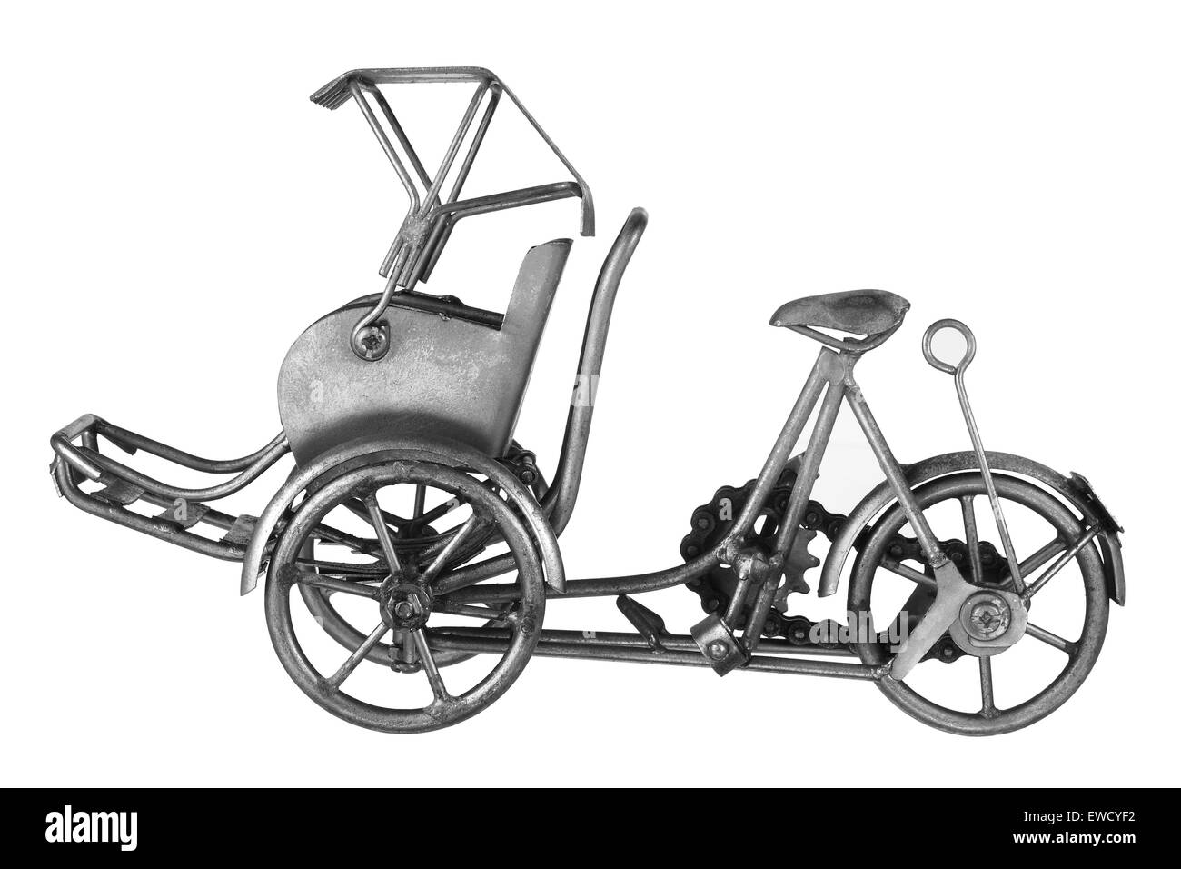 Rickshaw Black and White Stock Photos & Images - Alamy