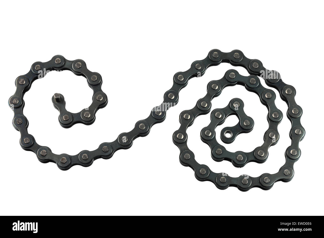Bike chain Cut Out Stock Images & Pictures - Alamy