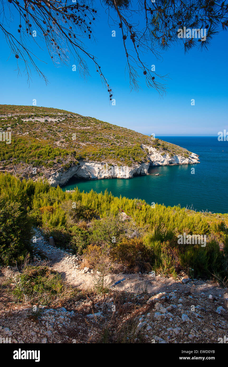 Italy Apulia Gargano National Park - The Head of Gargano Stock Photo ...