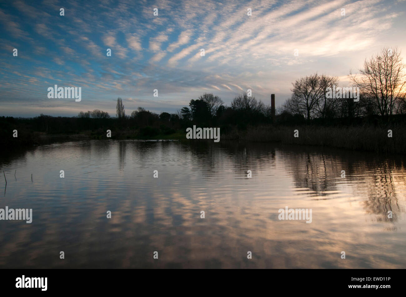 Winter sunrise at Papplewick Pumping Station, Nottinghamshire England ...