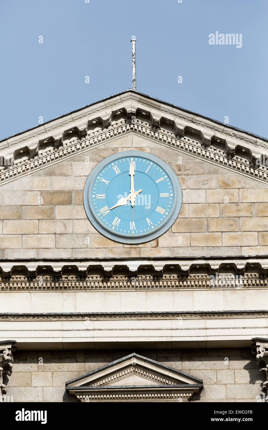 Ireland, Dublin, the clock on Regent House - part of Trinity College ...