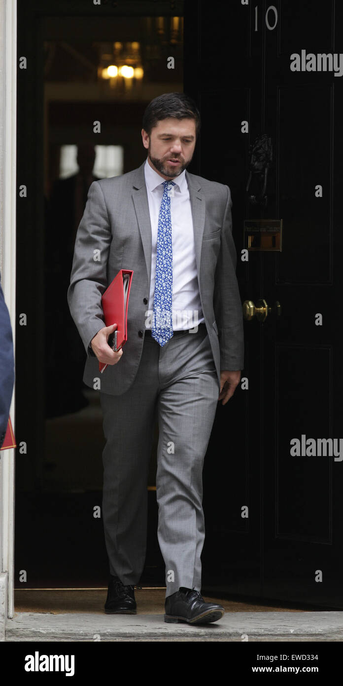 London, UK, 23rd June 2015: Stephen Crabb seen in Downing Street in ...