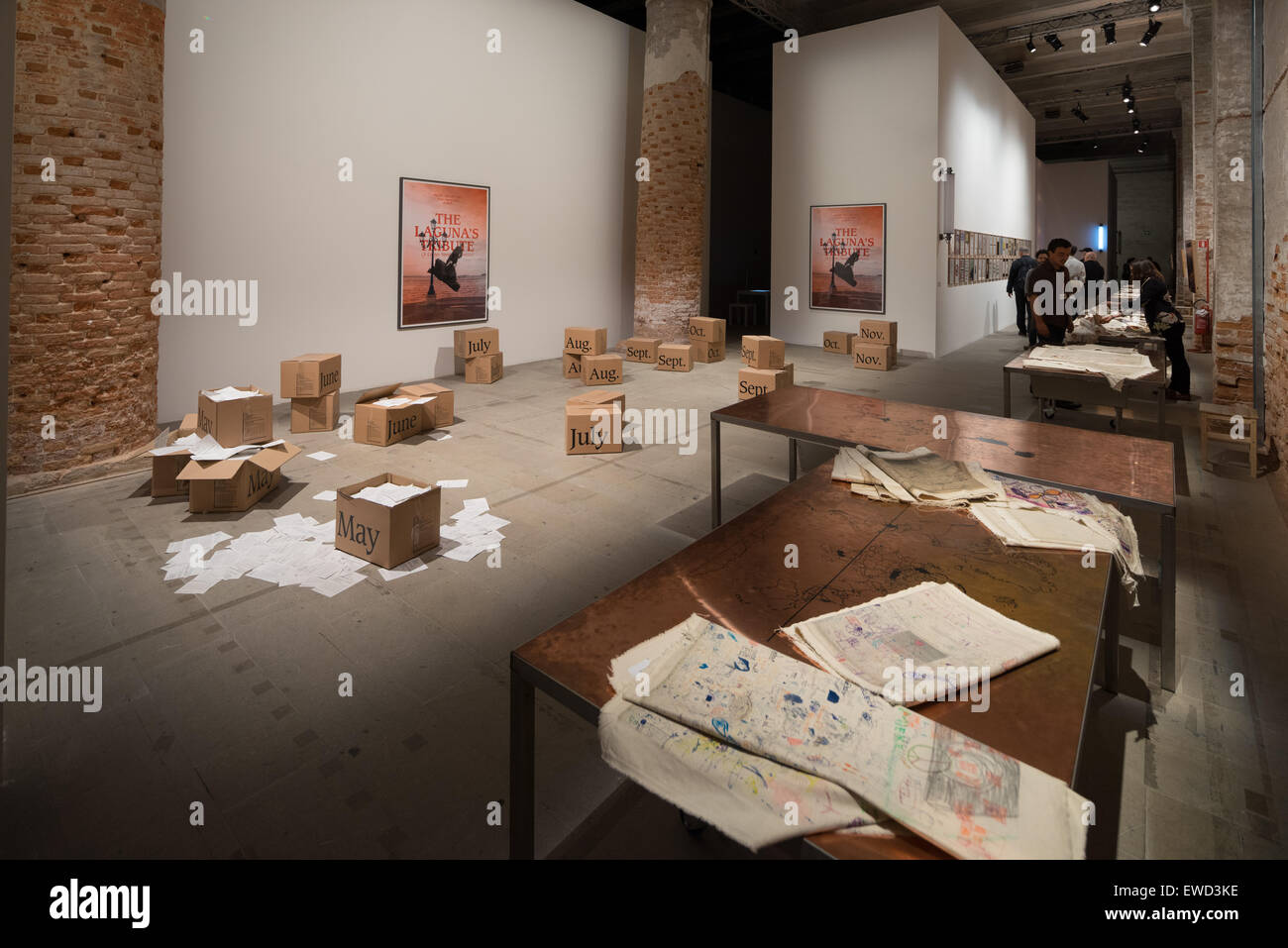 Art installation at the Venice Biennale 2015 Stock Photo - Alamy