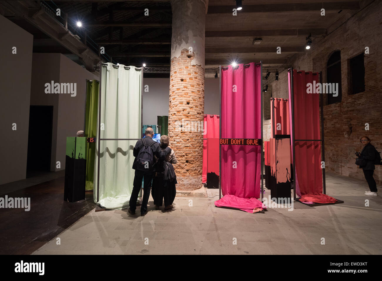 Art installation at the Venice Biennale 2015 Stock Photo - Alamy