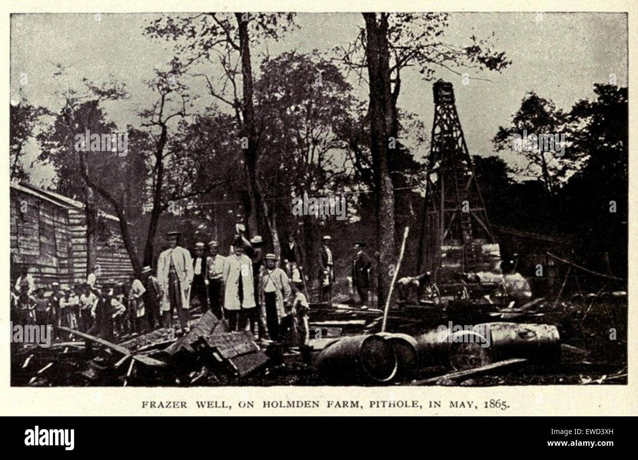Oil well historical pennsylvania hi-res stock photography and images ...