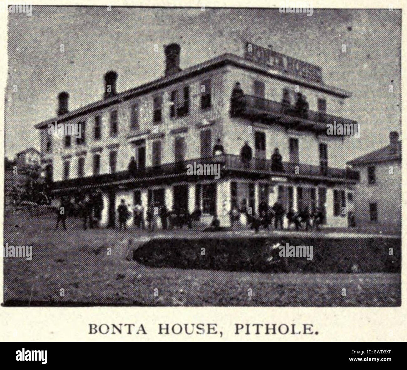 McLaurin(1902) pic.106 The PONTA-House, Pithole, PA Stock Photo - Alamy