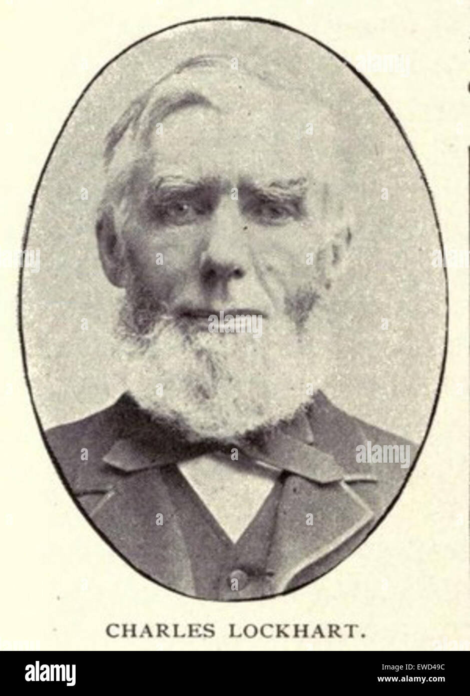 This historical photograph, taken by Charles Lockhart in 1902, captures ...