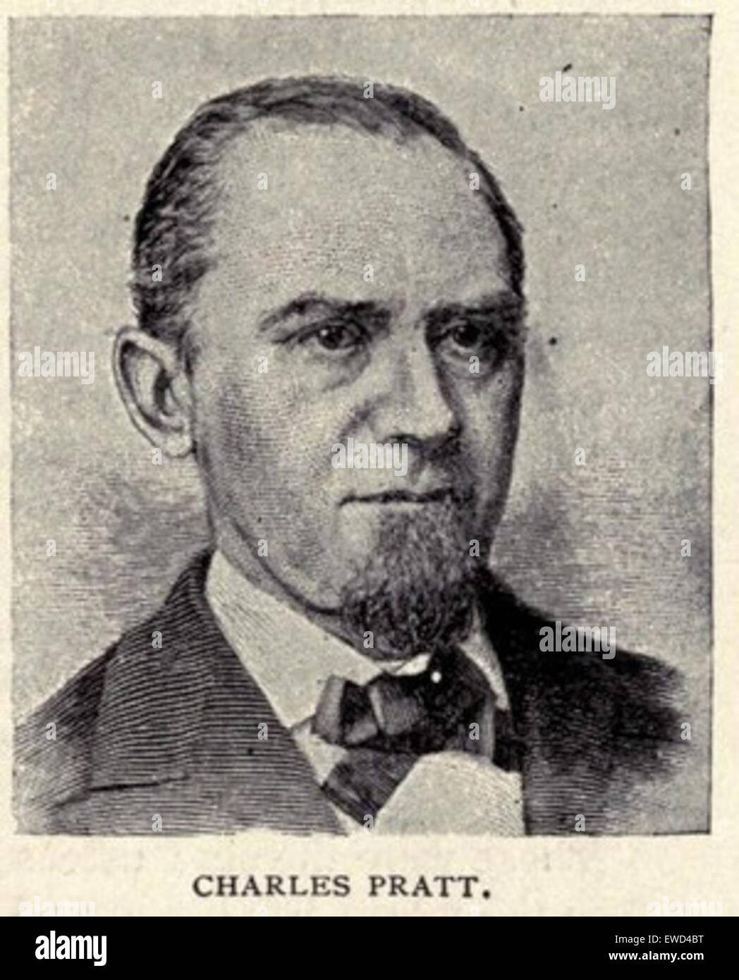 A photograph from 1902 of Charles Pratt, capturing an important historical figure known for his ...