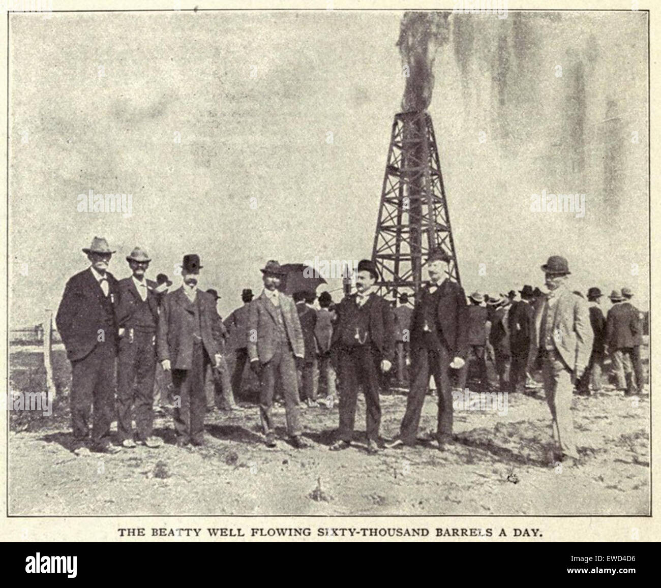 This photograph captures McLaurin's 1902 depiction of the Beatty Well ...