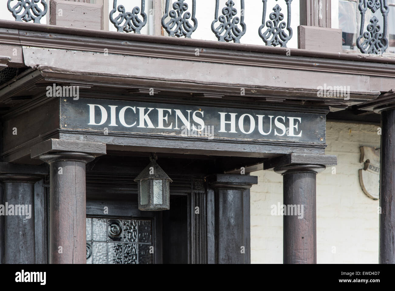 Dickens House at Broadstairs, Kent, Uk. Now houses a Dickens Museum ...