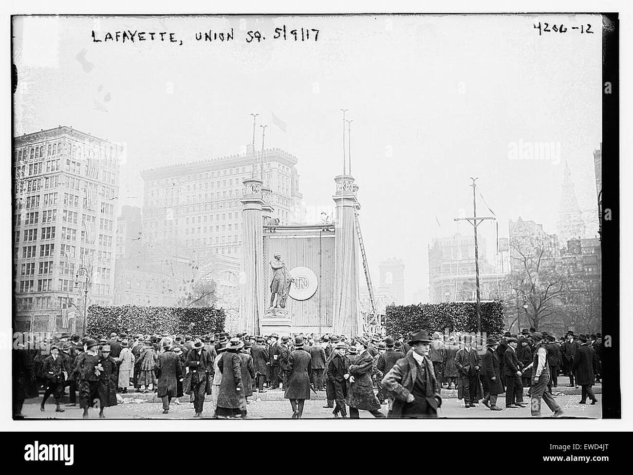 This photograph shows the Lafayette Building located at Union Square in ...