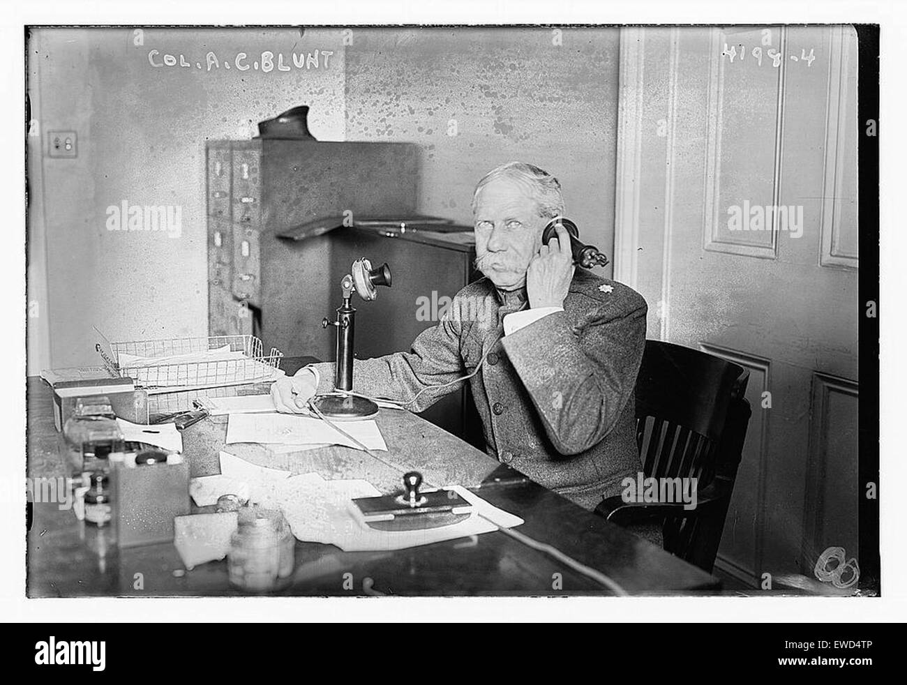 Col AC Blunt Stock Photo - Alamy