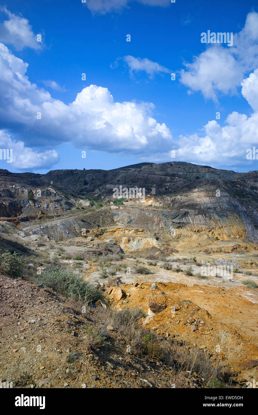 Abandoned mine workings at La Union, Spain Stock Photo - Alamy