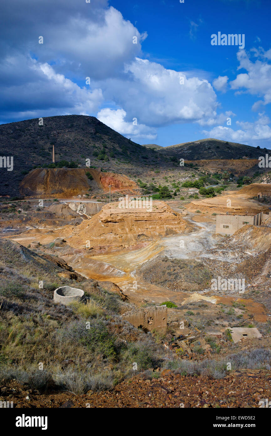 Abandoned mine workings at La Union, Spain Stock Photo - Alamy