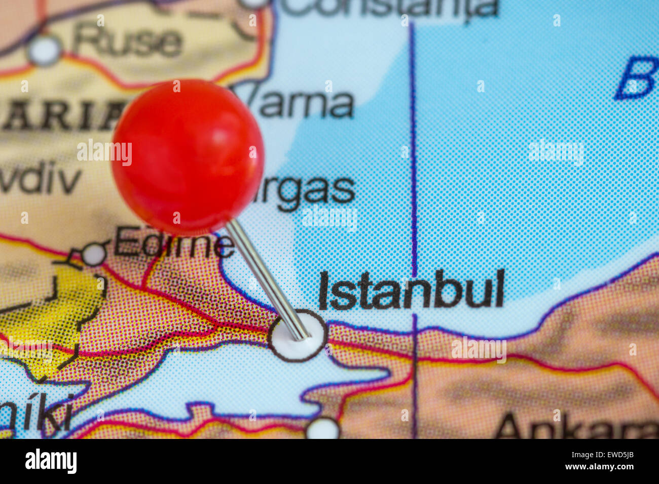 Map of istanbul hi-res stock photography and images - Alamy