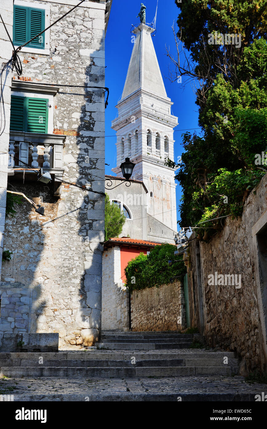 Old town of Rovinj on Istrian peninsula, Croatia Stock Photo - Alamy