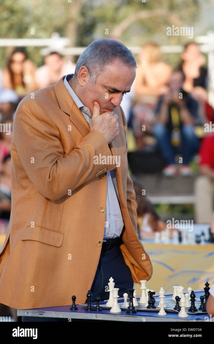 Athens, Greece. 23rd June, 2015. Leading chess player and major ...
