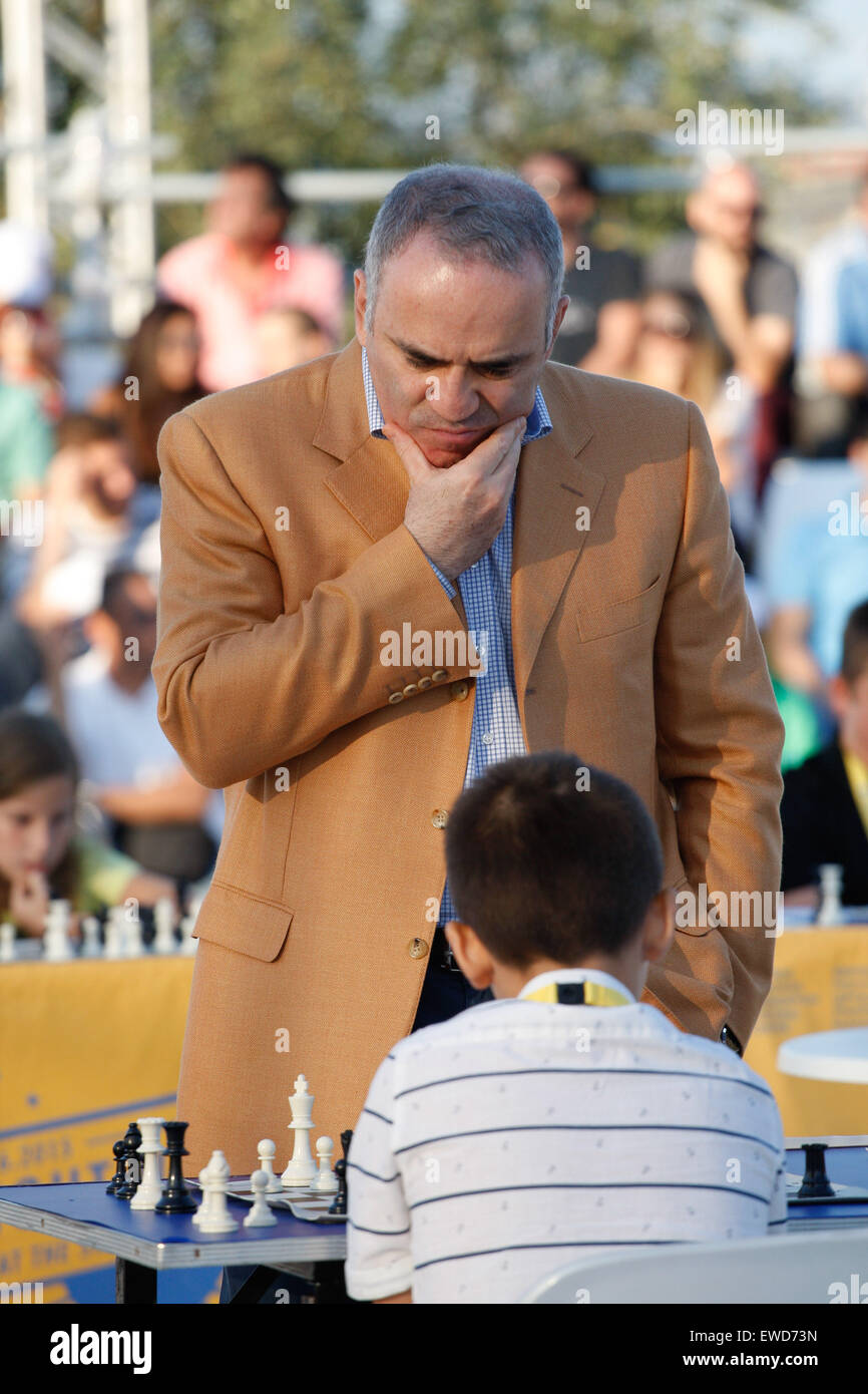 Athens, Greece. 23rd June, 2015. Leading chess player and major ...