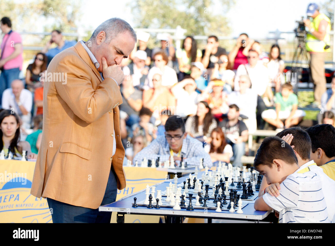 Athens, Greece. 23rd June, 2015. Leading chess player and major ...