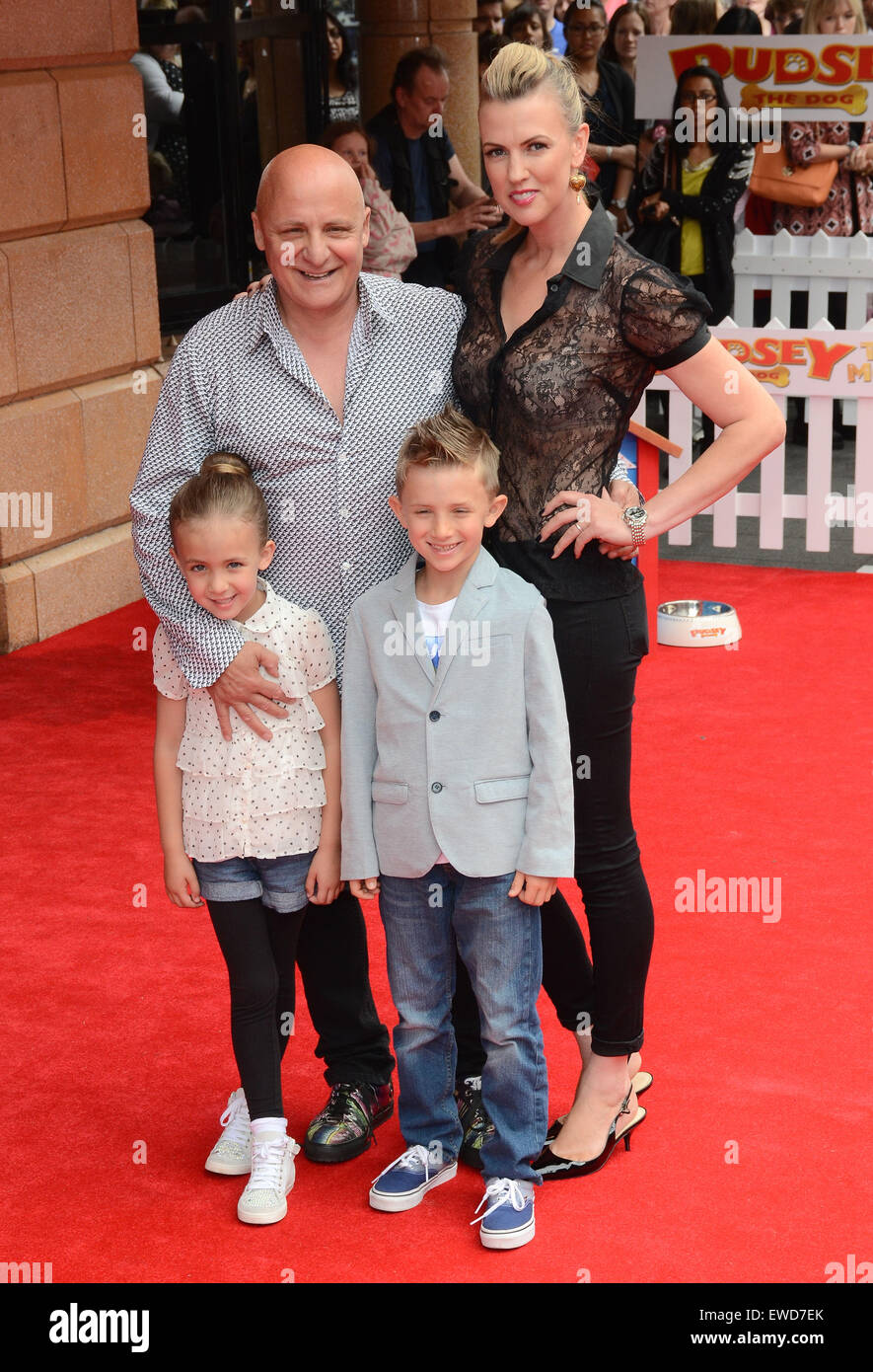 London, UK. Aldo Zilli and family at The World Premiere of Pudsey The ...