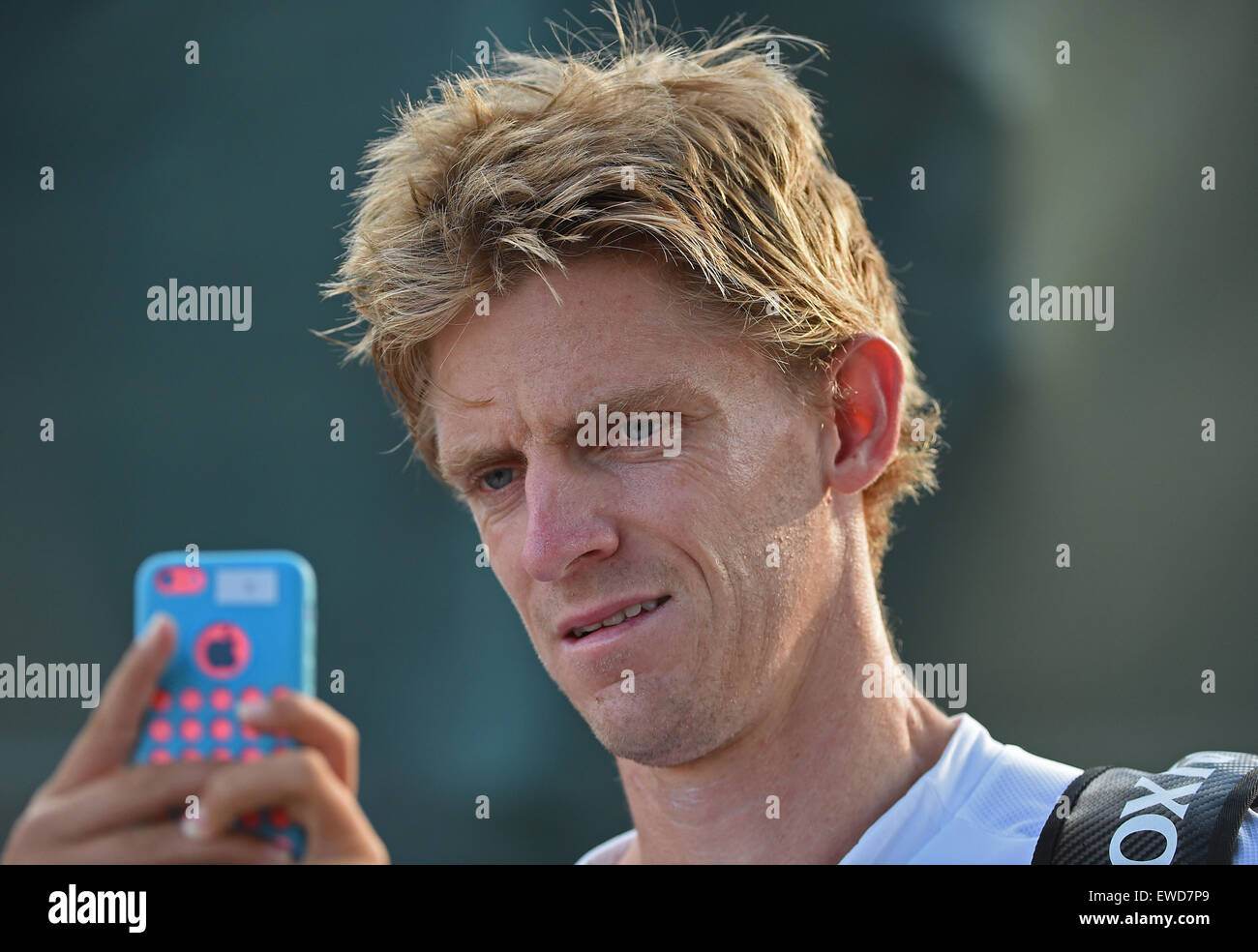 Slough, UK. 23rd June, 2015. The Boodles Tennis Tournament. Kevin ...
