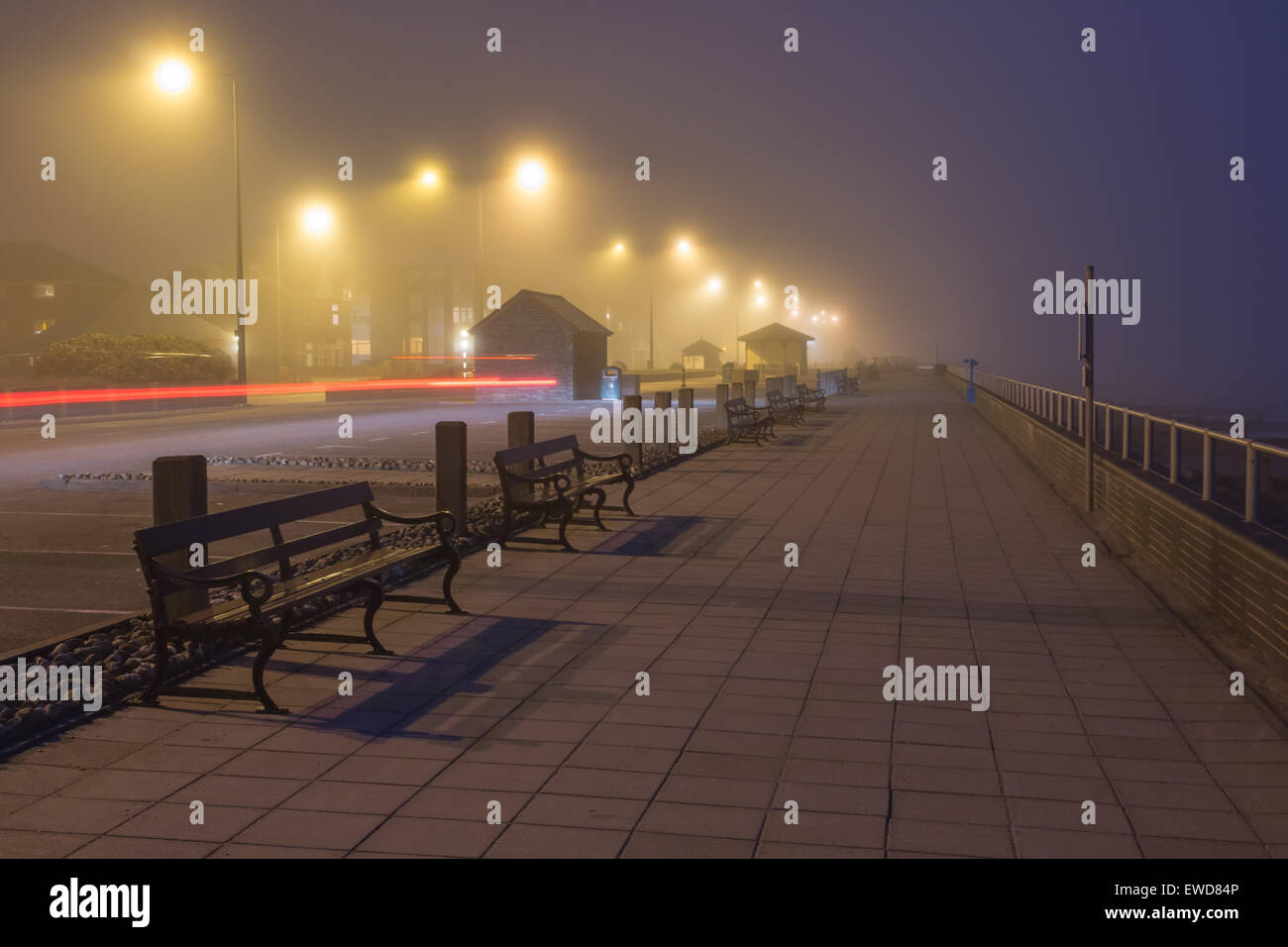 Seafront Promenade in Tywyn , Wales Stock Photo - Alamy
